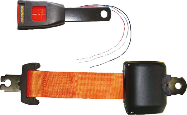 Retractable Seatbelt With Switch - Orange | Seat Belts | Buy Spares Online