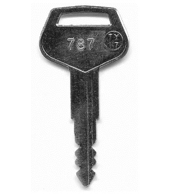 787 Komatsu Ignition Key | Buy Komatsu Spares Online - HTS Spares