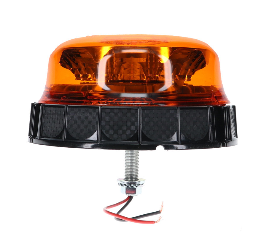 Pegasus Amber LED Single Bolt Beacon 12/24V
