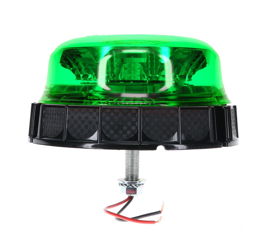 Pegasus Green LED Single Bolt Beacon 12/24V
