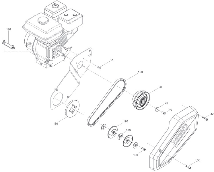 Wacker Neuson BPS1135Bw Engine Drive