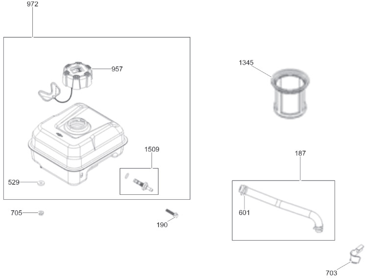 Wacker Neuson BPS1135Bw Engine Fuel Tank