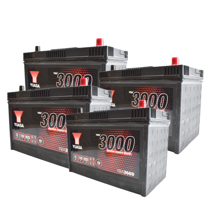 Heavy Duty Battery For JCB OEM: 729/10669 | Pack Of 4