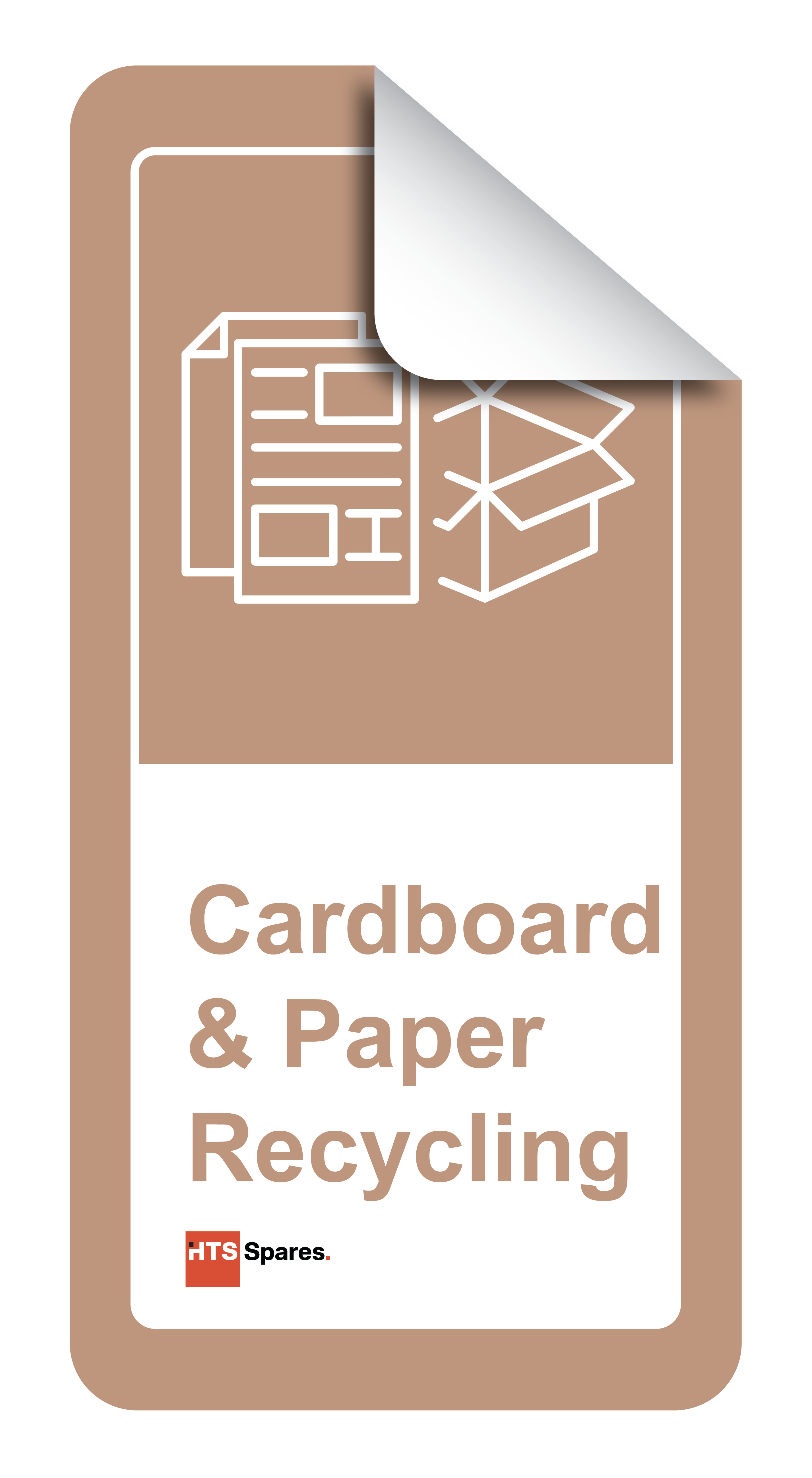 Cardboard & Paper Label 200X400mm