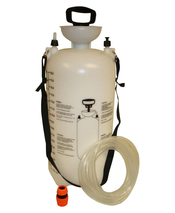 Dust Suppression Water Bottle | 16L Capacity With 4M Hose