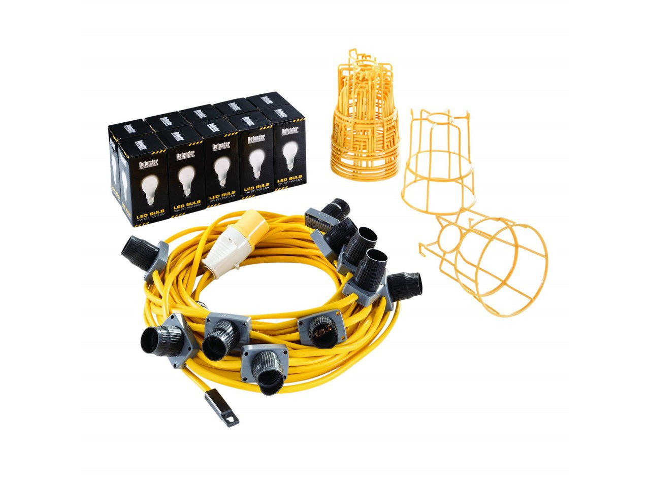 LED Festoon Lighting Kit With 10 LED Lamps
