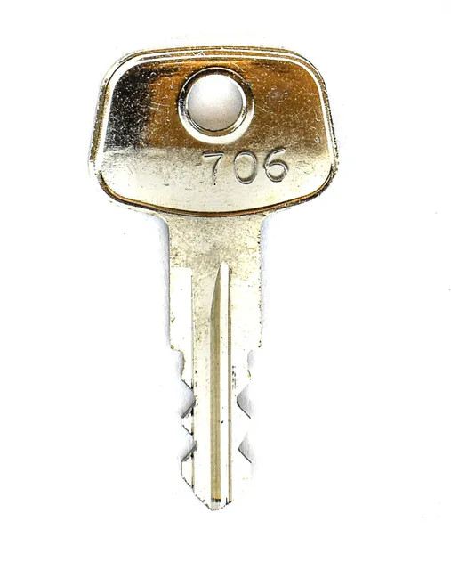 706 Liebherr, Hitachi Fuel Cap Key - Pack Of 10