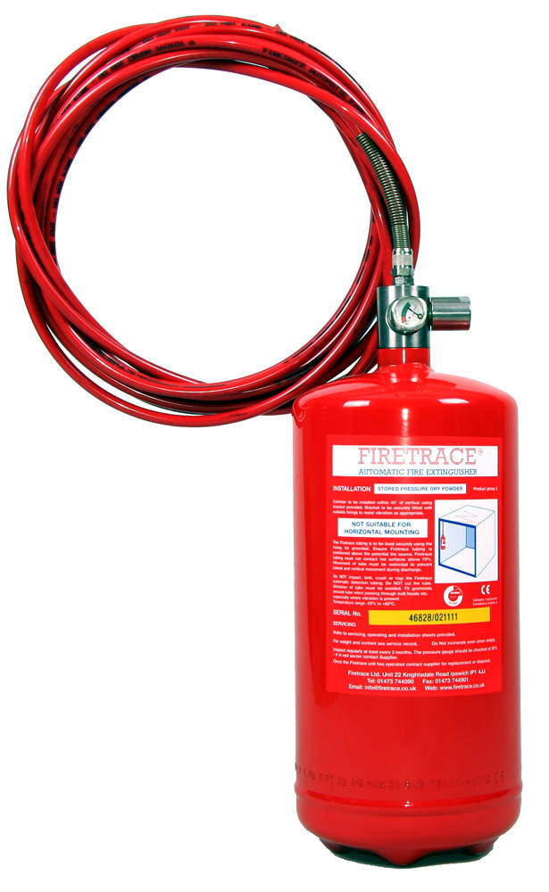 Dry Powder Fire Suppression System 2Kg 5m
