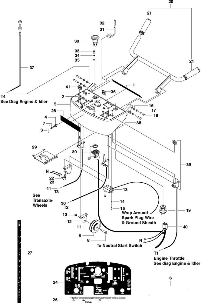 Husqvarna FS524 Control Panel | Husqvarna FS524 Floorsaw | Buy Spares ...