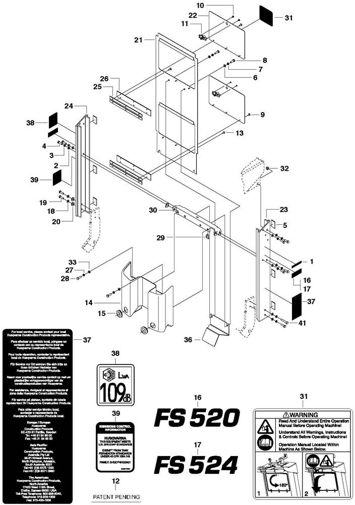 Husqvarna FS524 Toolbox