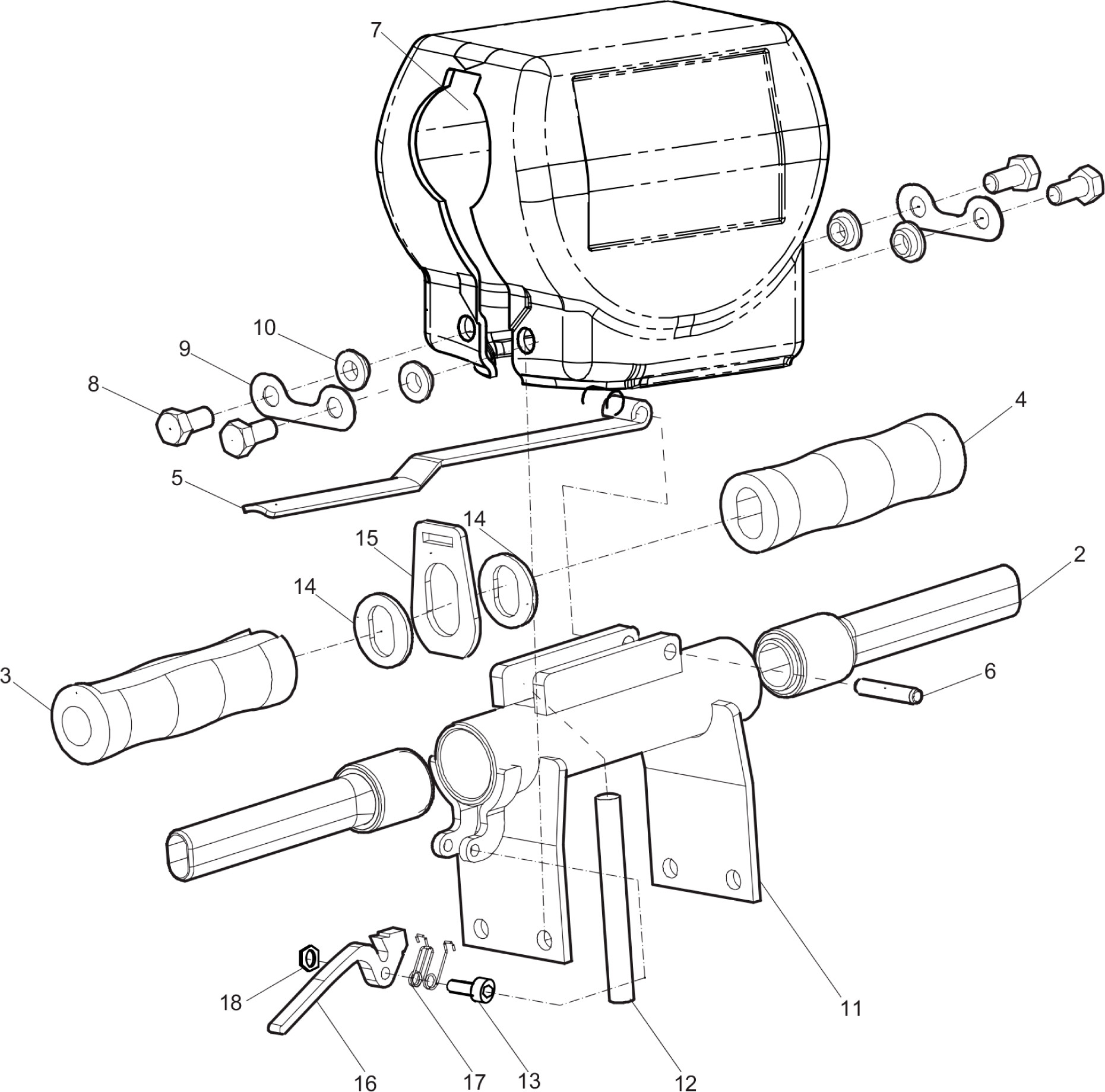 Atlas Copco LH200 Hbp Handle - Standard