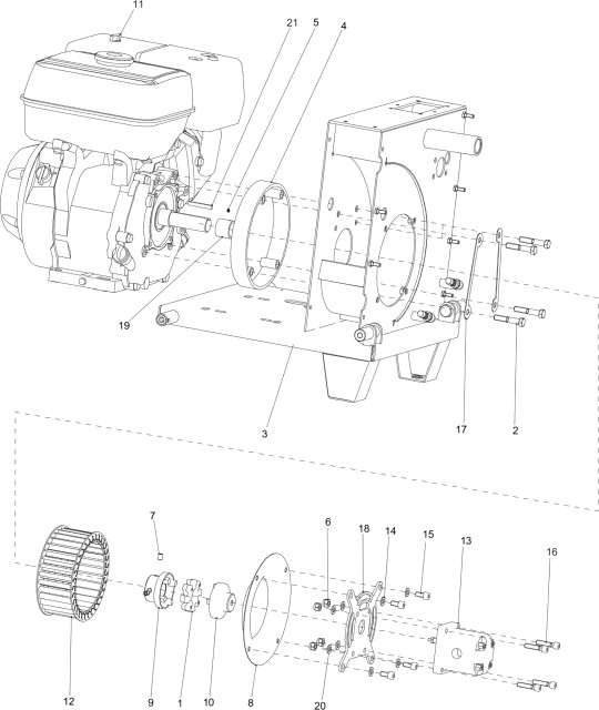 Engine & Pump LP 9-20 Petrol | Atlas Copco Lp 9 - 20 Petrol Breaker ...