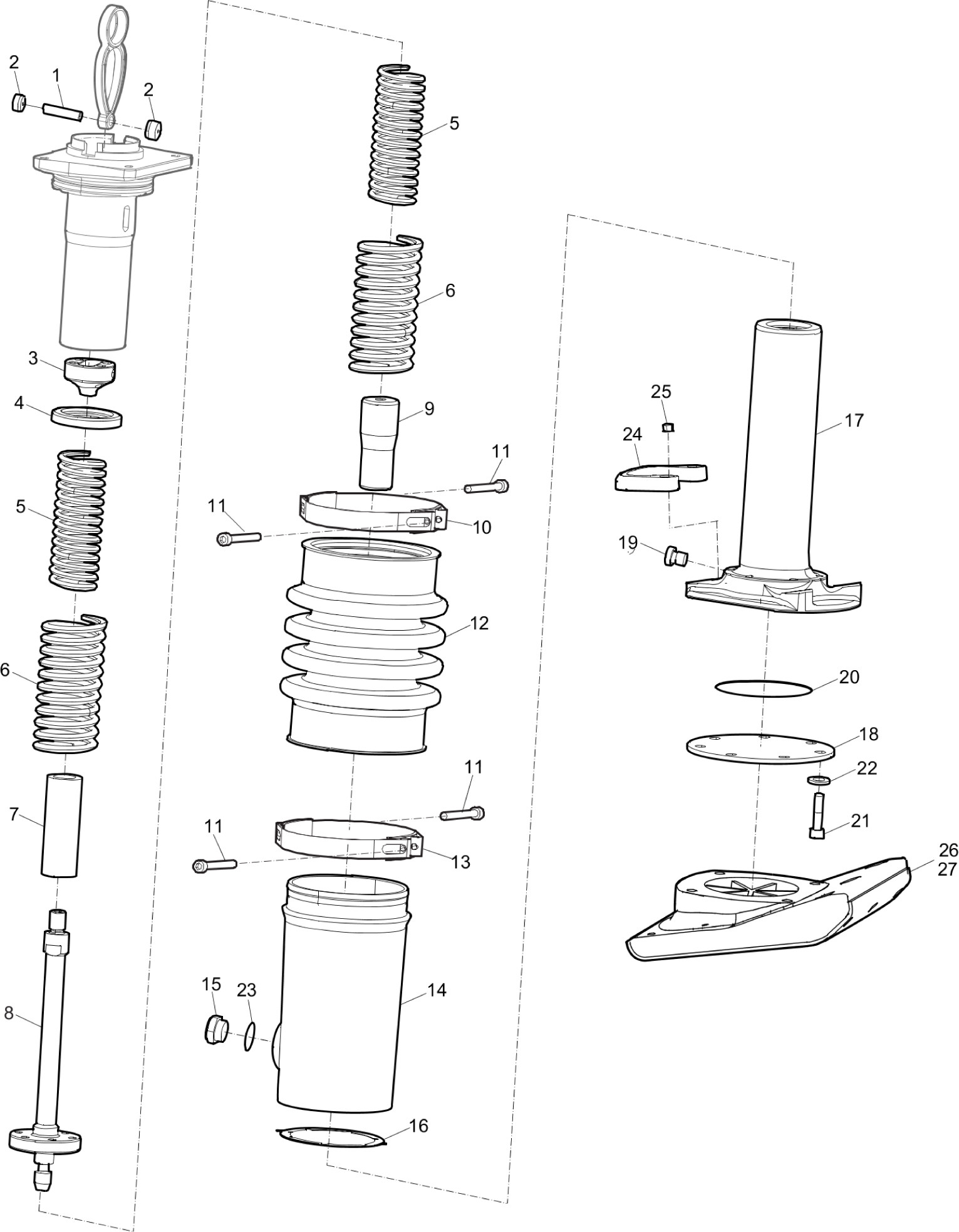 Atlas Copco LT5005 Spring Unit