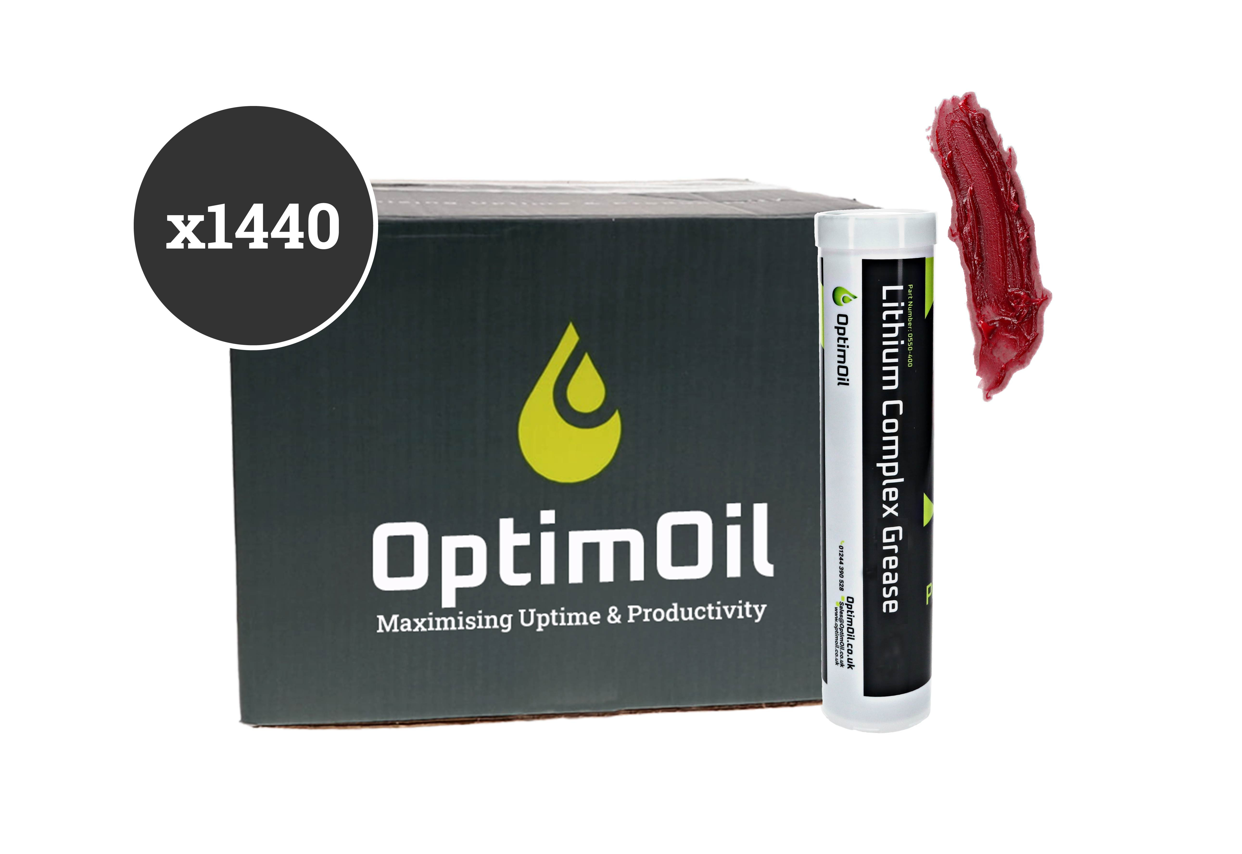 Longlife Red Lithium Complex EP2 Grease 400G (Pallet 1440 Cartridges)