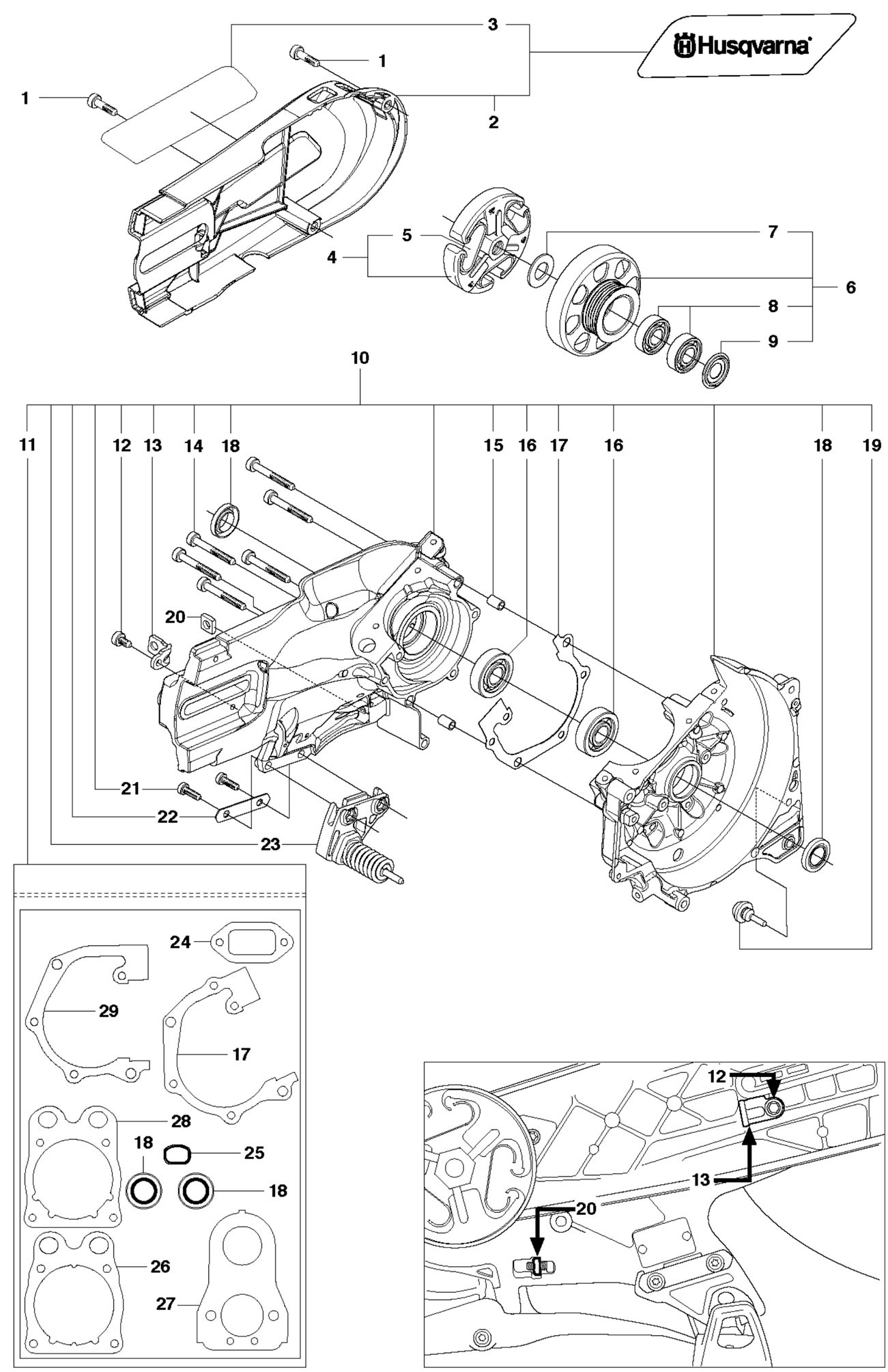 K760 Crankcase 2013>