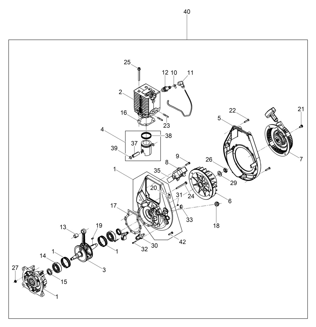 Wacker BS60-2Plus WM80 Engine Parts