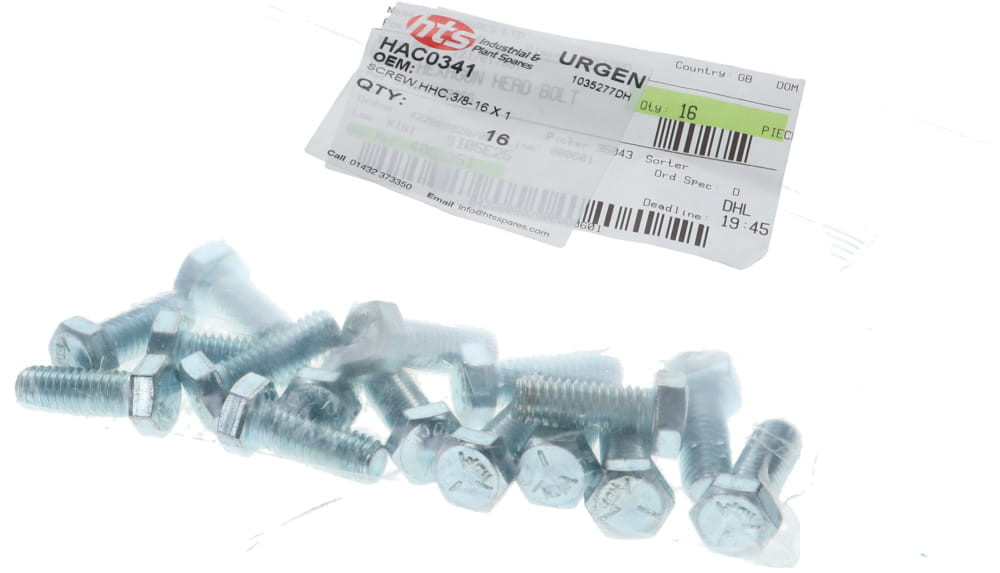 Genie SLA Hhc Screw 3/8-16 - Buy OEM Genie Parts | HTS Spares