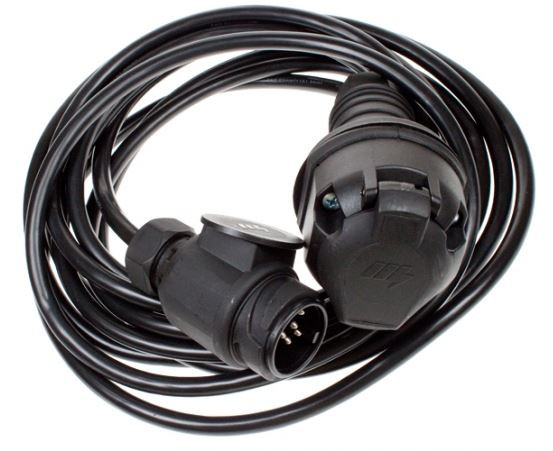 Trailer Extension Lead 8 Pin Plug To 13 Pin Socket M/F 6m
