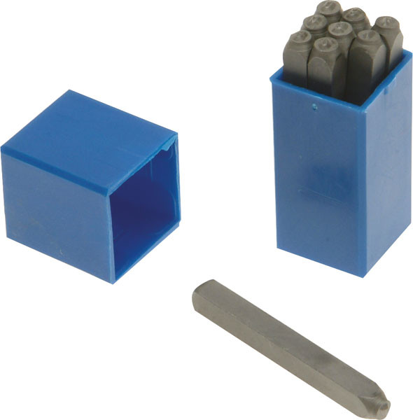 Number Punch Set 9Pc 10mm
