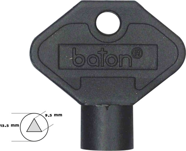 Sk 405 Triangular Spanner Lock Key - Plastic | Panel Keys | Buy Spares ...