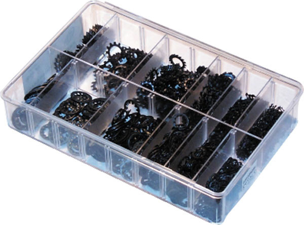 Internal & External Lock Washers 3/16"-1/2" | Assortment Box Of 1000