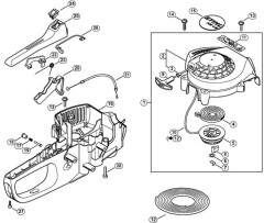 Stihl HS45-2 Mix Hedge Trimmer Parts