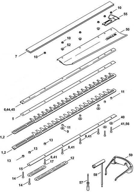 Stihl Hs81r Hedge Trimmer Parts Diagram | Reviewmotors.co
