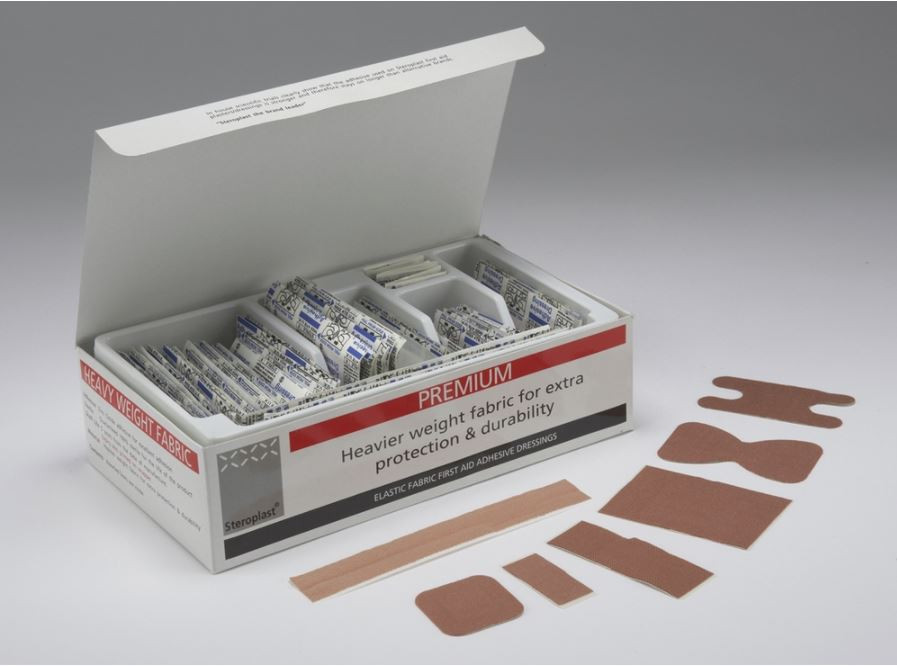 Assorted Fabric Plasters Pk 100