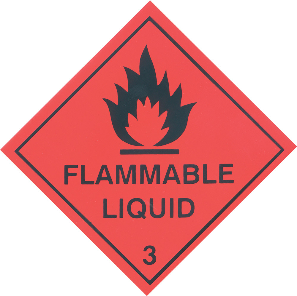 Flammable Liquid Hazard Diamond