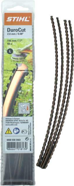 Stihl Durocut Pre Cut Line 2.0 X 195mm Pk48 | Stihl Brushcutter ...