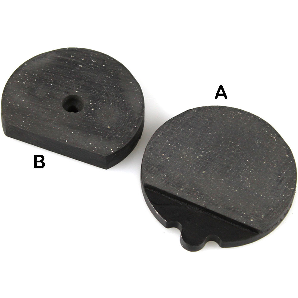 Round Brake Pad Set | Standard Material | Fits Benford, JCB, Mecalac ...
