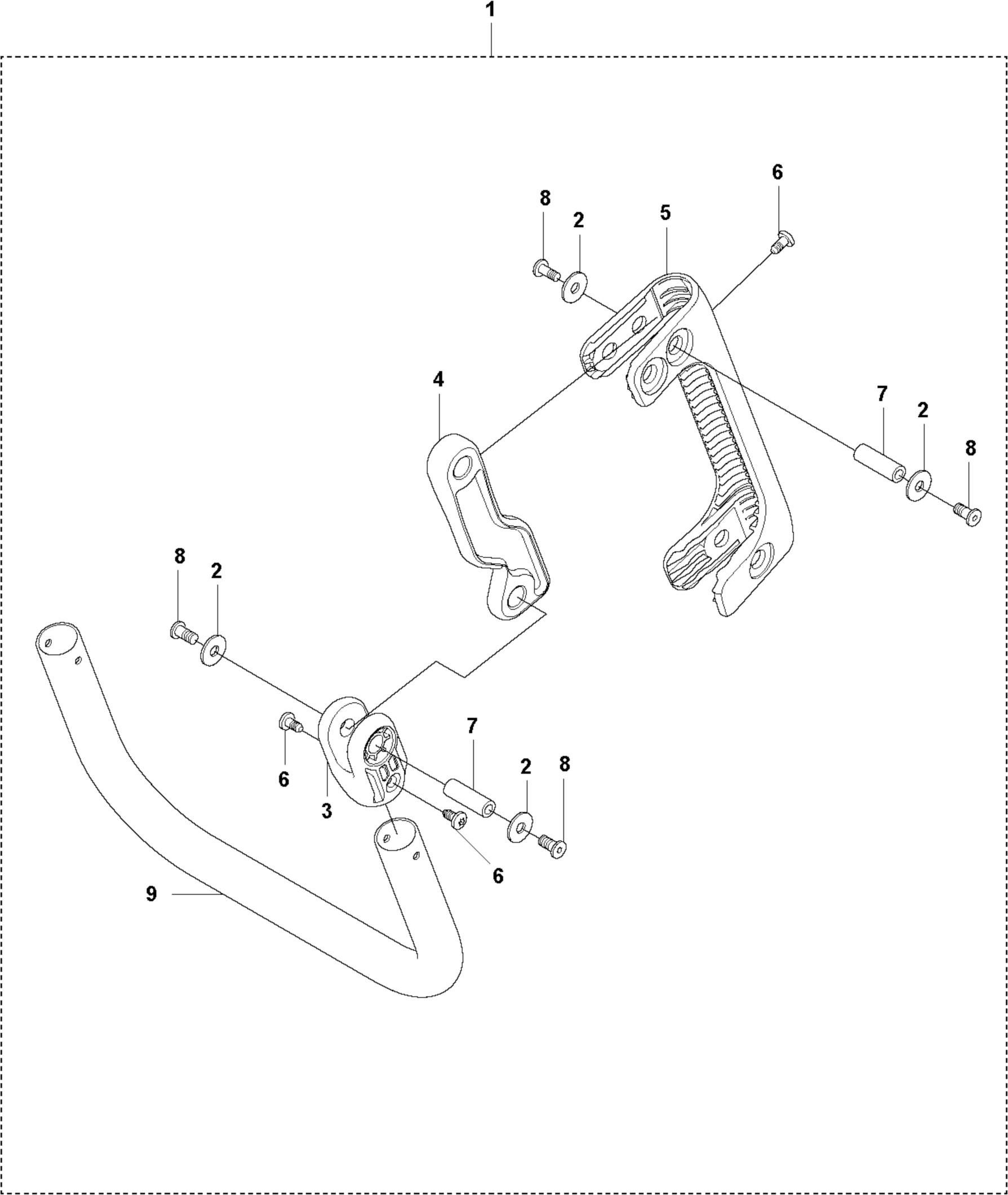 Husqvarna LF75 Vibration Damped Handle