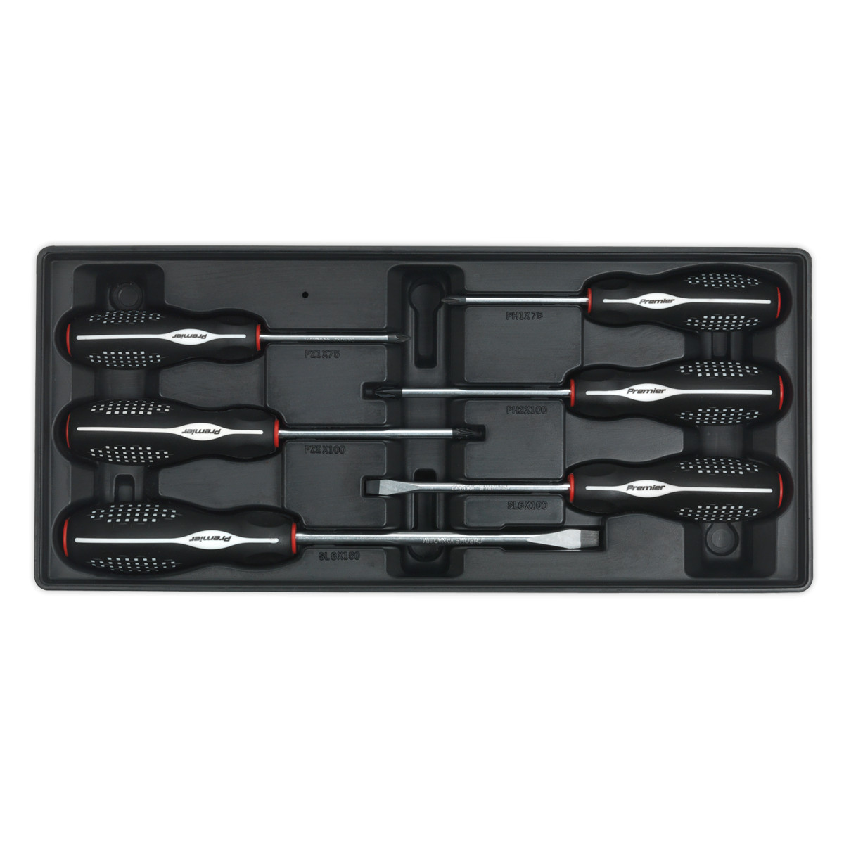 Screwdriver Set 6Pc & Tooltray | Premier Line